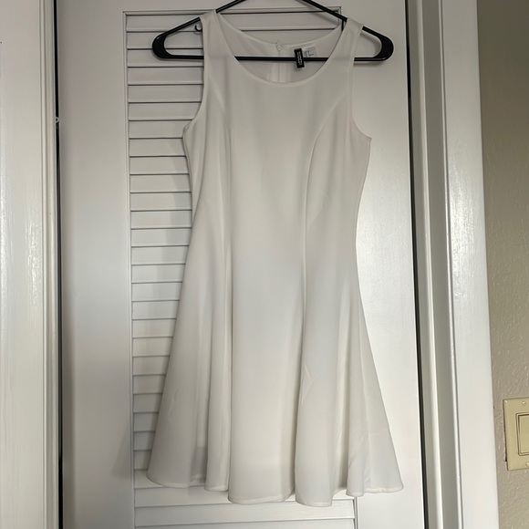 Divided | Dresses | Hm White Modest Dress | Poshmark